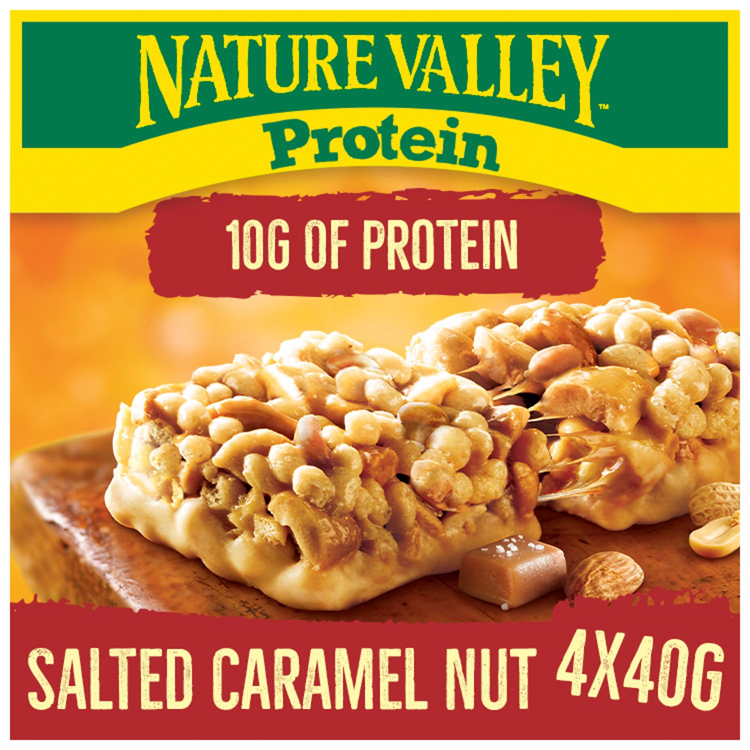 Nature Valley Protein Salted Caramel Nut Bars 4 Pack (40 g) - Storefront EN