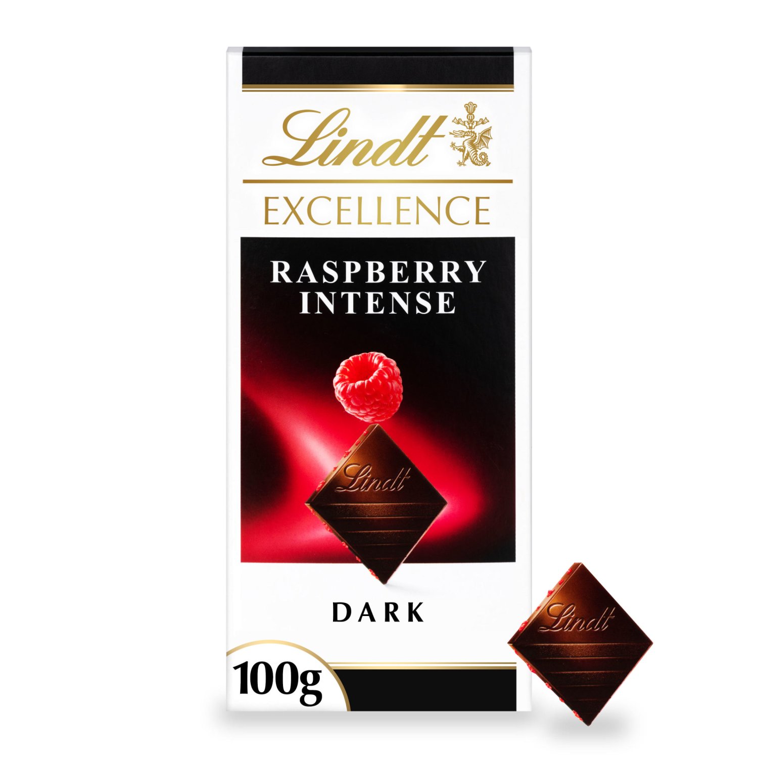 Lindt Excellence Raspberry Intense Dark Chocolate Bar (100 g ...