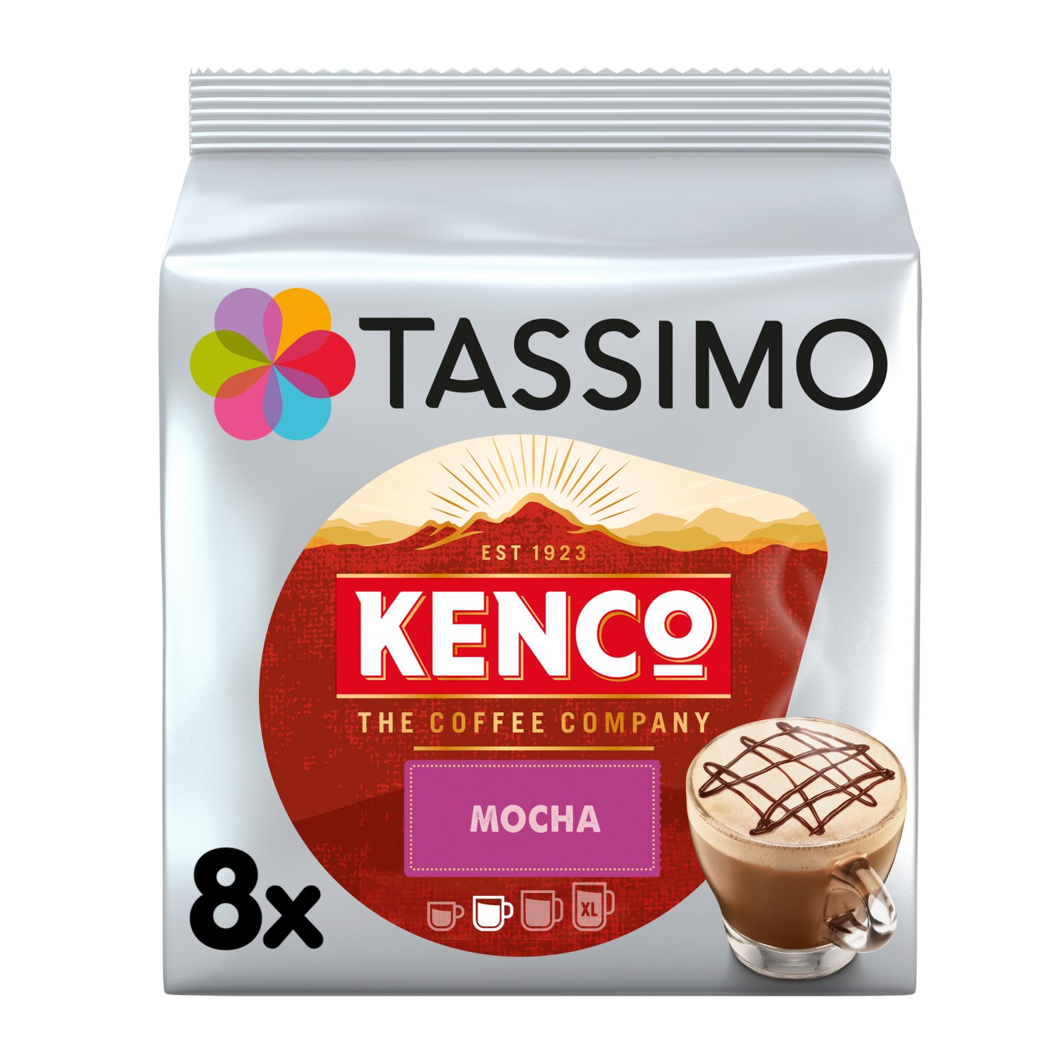 Tassimo Kenco Mocha Pods 8 Pack (208 g) - Storefront EN
