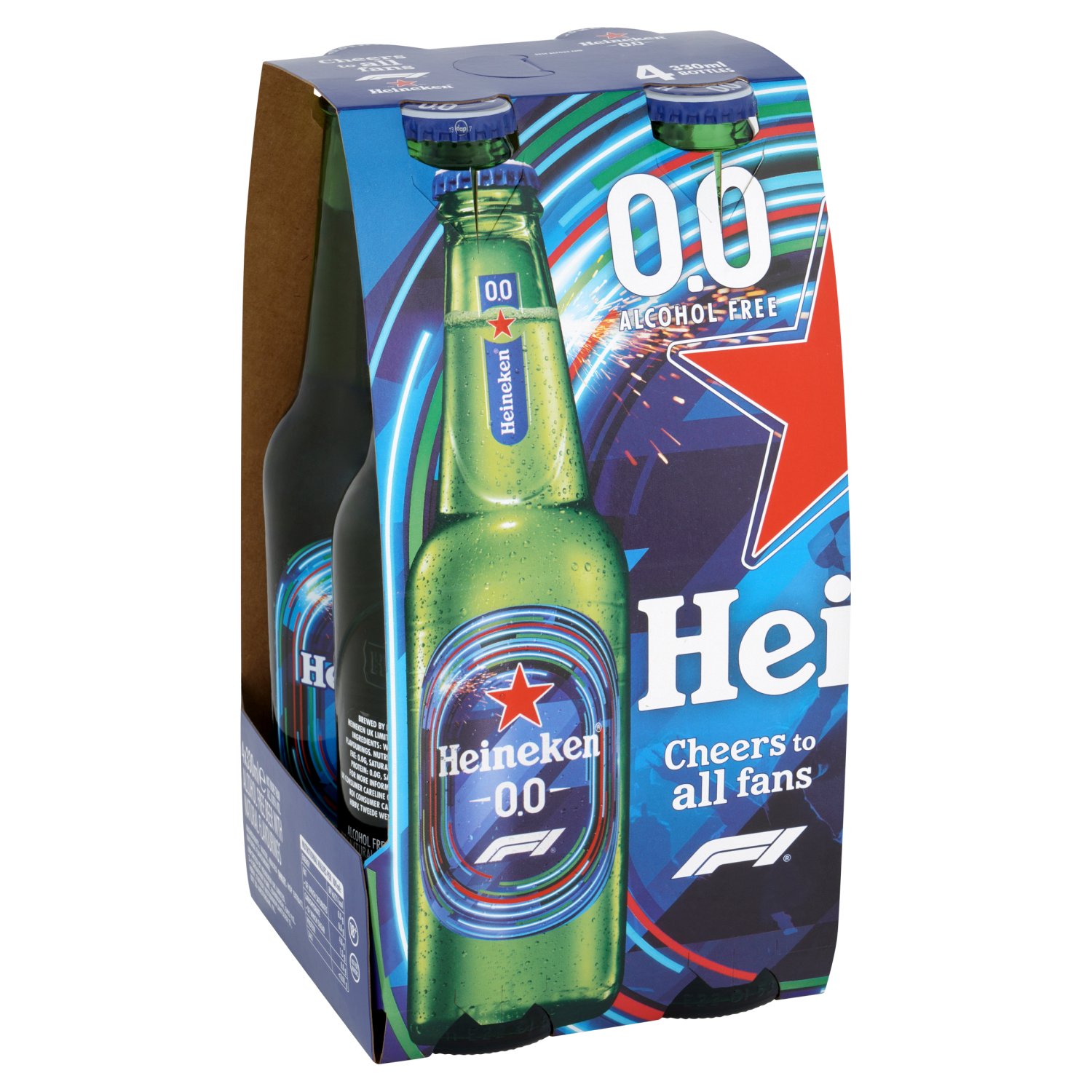 Heineken 0.0 Bottles 4 Pack (330 ml) - Storefront EN