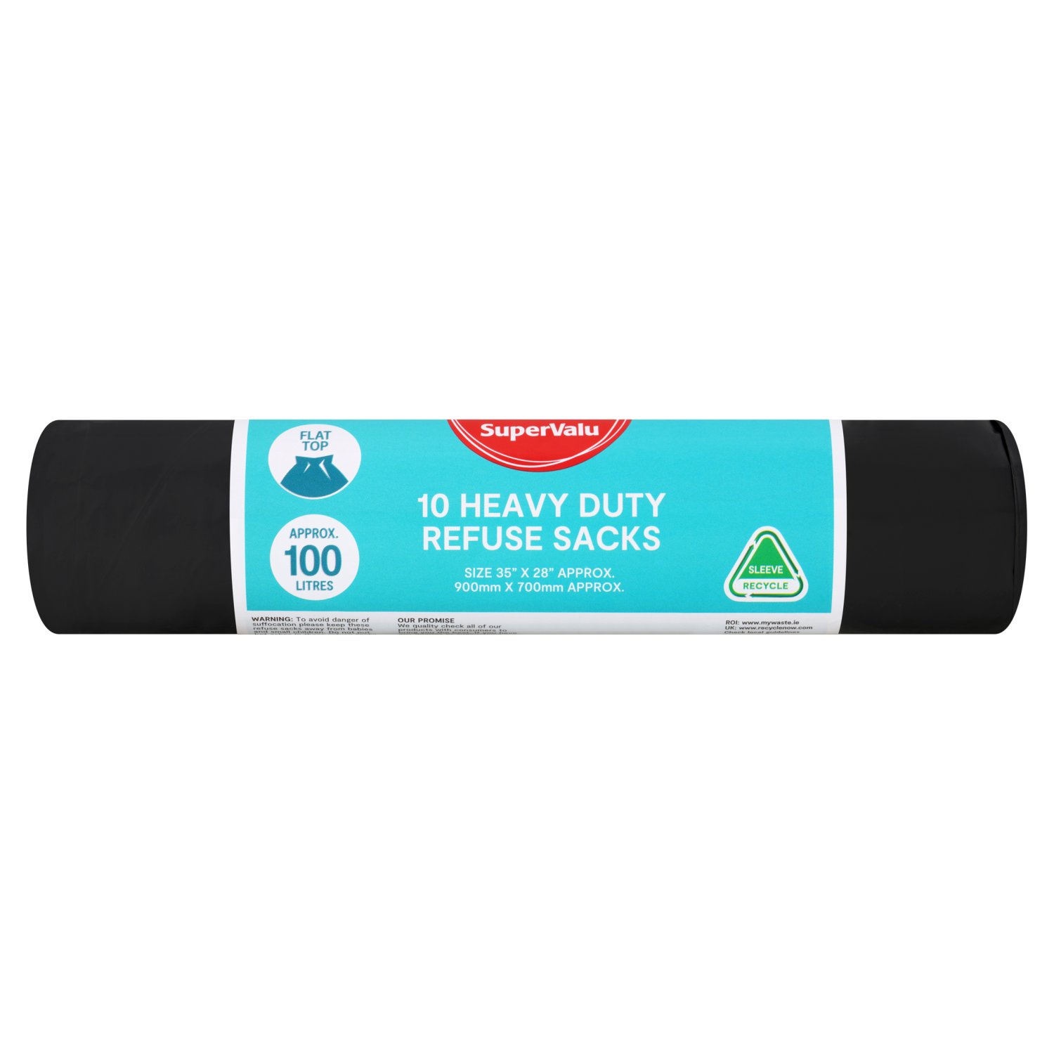 SuperValu 100 Litre Heavy Duty Refuse Sacks (10 Piece) - Storefront EN