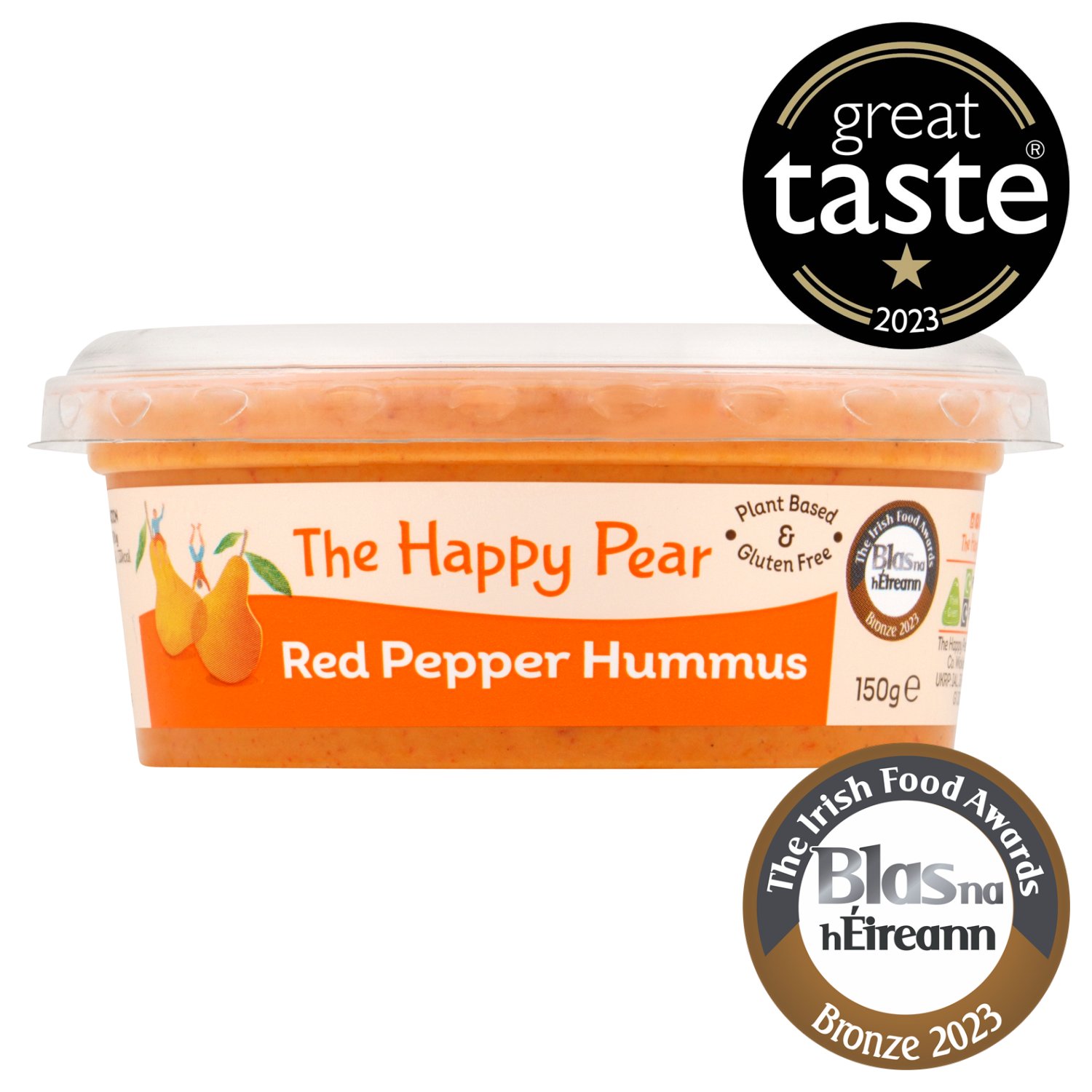 The Happy Pear Red Pepper Hummus (150 g) - Storefront EN