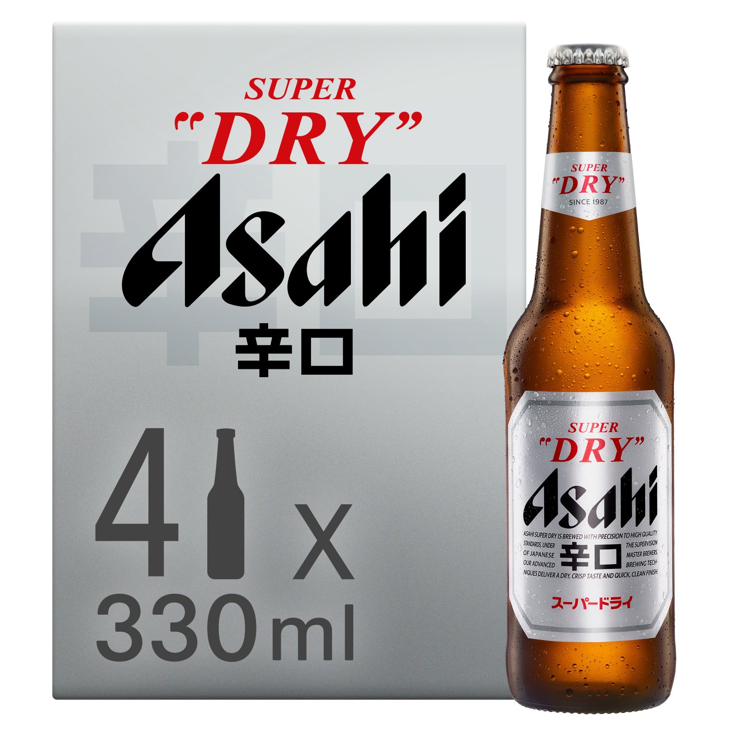 Asahi Super Dry Beer 4 Pack (330 ml) - Storefront EN