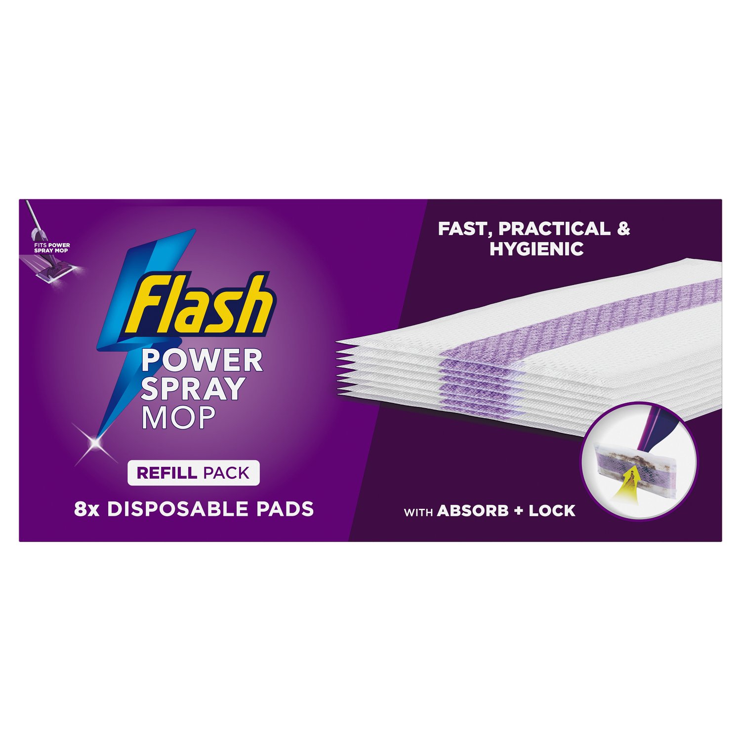 sh Powermop Refill Pads 8Pce (8 Piece) - Storefront EN