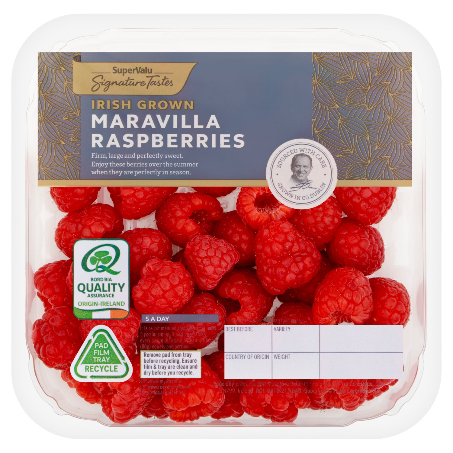 SuperValu Signature Tastes Maravilla Raspberries (225 g) - Storefront EN