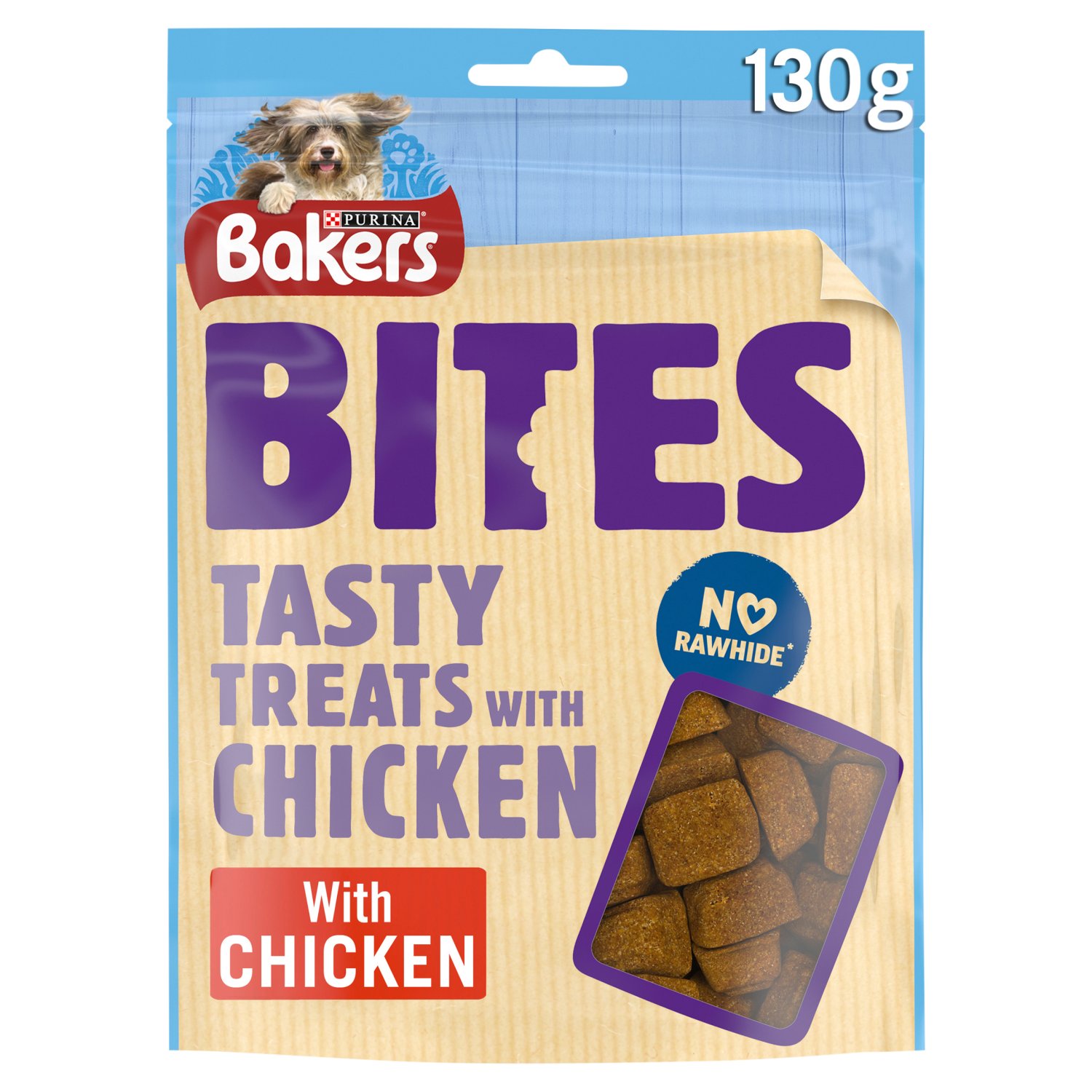 Bakers Bites Chicken Tasty Treats Pouch (130 g) - Storefront EN