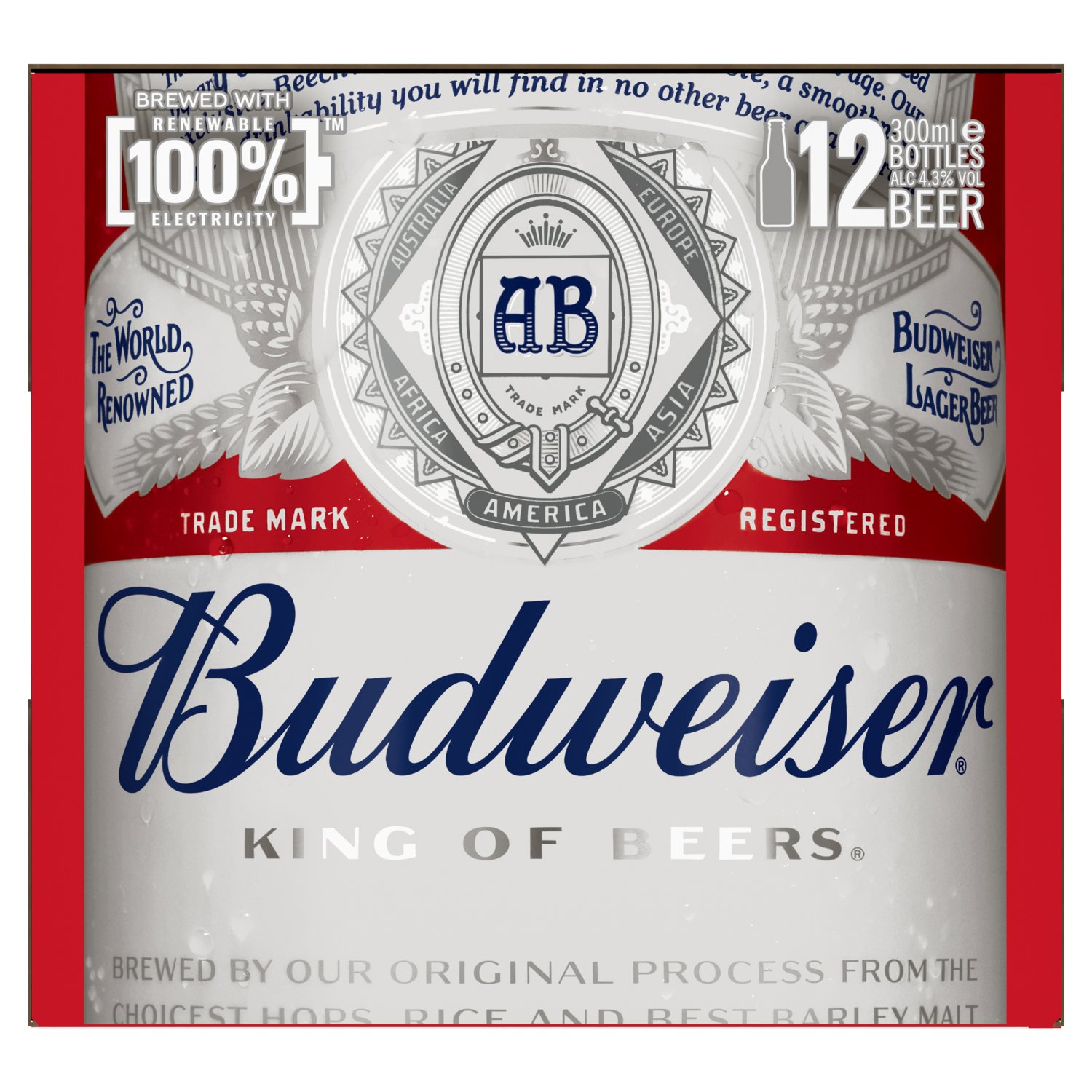 Budweiser Beer Bottle 12 Pack (300 ml) - Storefront EN