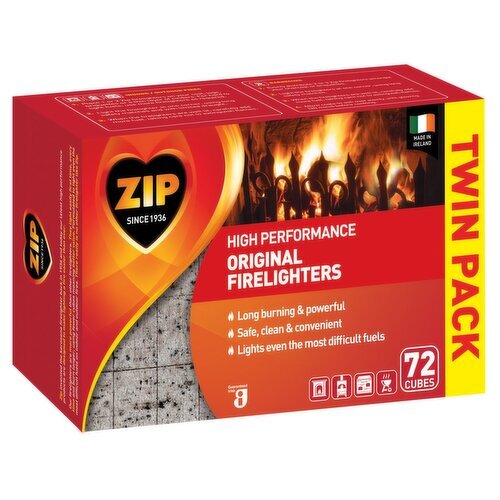Zip Firelighters 72 Pack (72 Piece) - Storefront EN