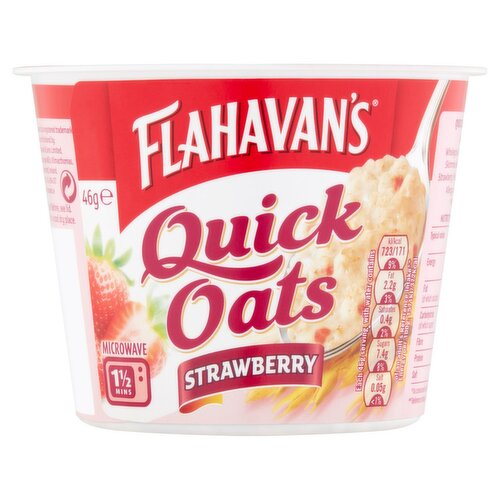 Flahavan's Strawberry Quick Oats Pot (46 g) - Storefront EN