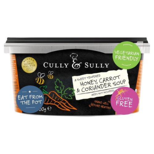 Cully and Sully Honey, Carrot and Coriander Soup (400 g) - Storefront EN