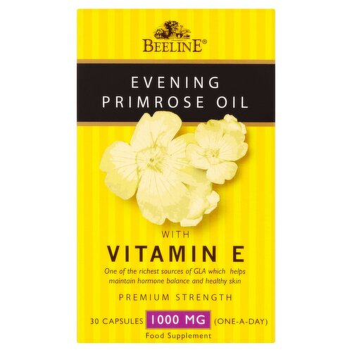 BeeLine Evening Primrose Oil With Vitamin E Capsules (30 Piece ...