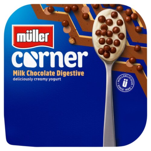 Muller Corner Milk Chocolate Digestive Yogurt (124 g) - Storefront EN
