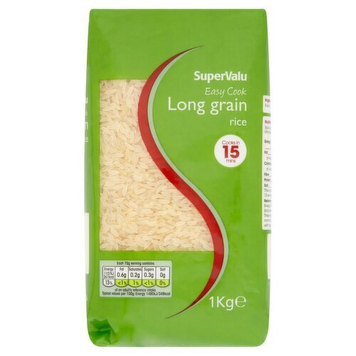 SuperValu Easy Cook Long Grain Rice (1 kg) - Storefront EN