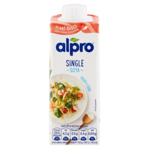 Alpro Dairy Free Soya Cream (250 ml) - Storefront EN