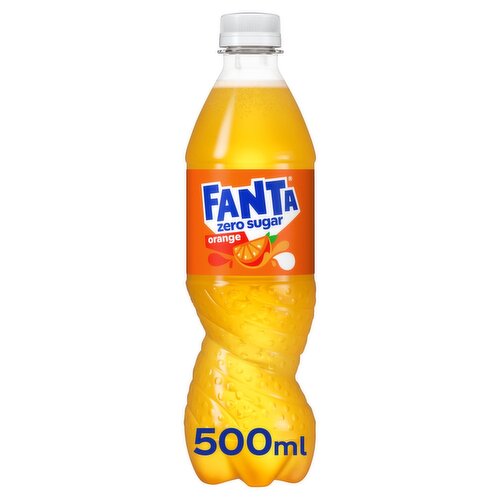 Fanta Zero Sugar Orange Bottle (500 ml) - Storefront EN