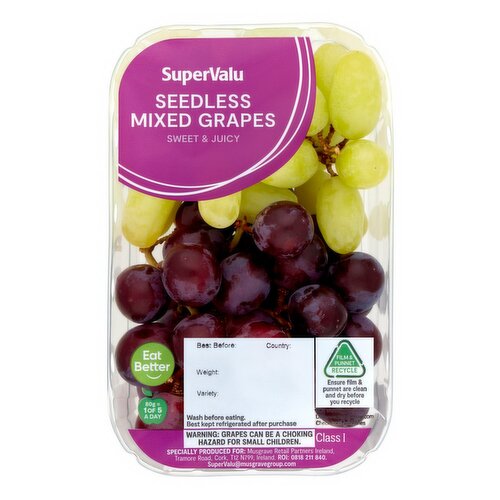 SuperValu Mixed Seedless Grapes (500 g) - Storefront EN