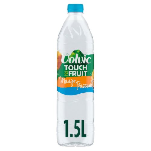 Volvic Touch of Fruit Sugar Free Mango & Passionfruit Bottle (1.5 L ...
