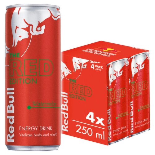 Red Bull Watermelon Can 4 Pack (250 ml) - Storefront EN