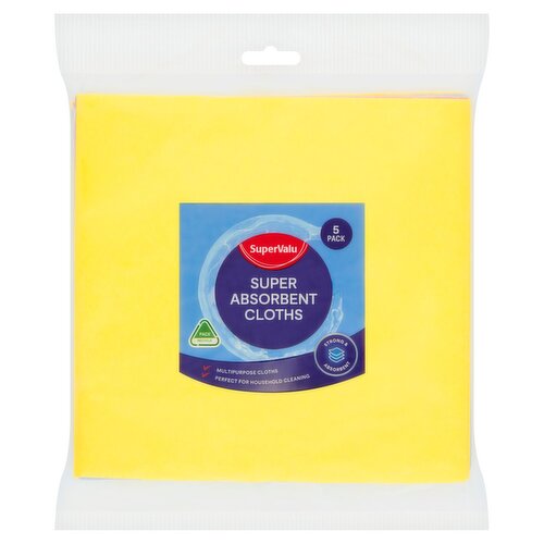 SuperValu Super Absorbent Cloths (5 Piece) - Storefront EN