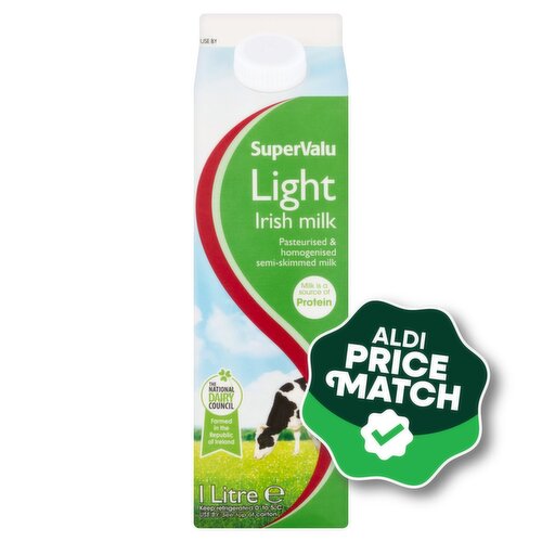 SuperValu Light Irish Milk (1 L) - Storefront EN