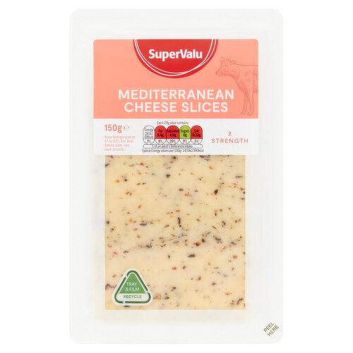 SuperValu Mediterranean Style Cheese Slices (150 g) - Storefront EN