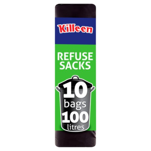 Killeen 100l Refuse Sacks (10 Piece) - Storefront EN