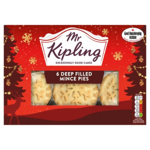 Mr Kipling Deep Filled Mince Pies 6 Pack (347 g) - Storefront EN