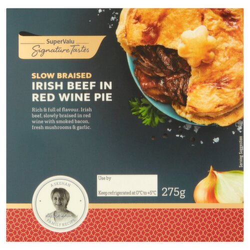 SuperValu Signature Tastes Beef in Red Wine Pie (275 g) - Storefront EN