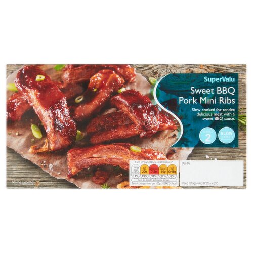SuperValu Fresh Irish Sweet BBQ Pork Mini Ribs (435 g) - Storefront EN