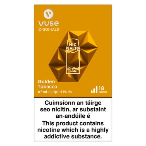 Vuse ePod vPro Cartridges Golden Tobacco 18mg (1 Piece) - Storefront EN