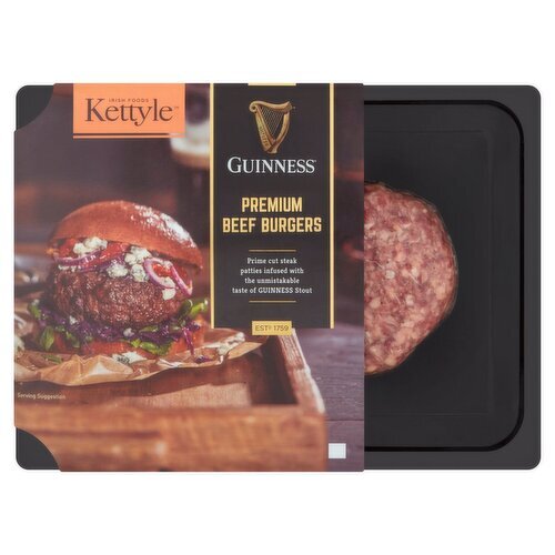 Kettyle Guinness Premium Beef Burgers (300 g) - Storefront EN