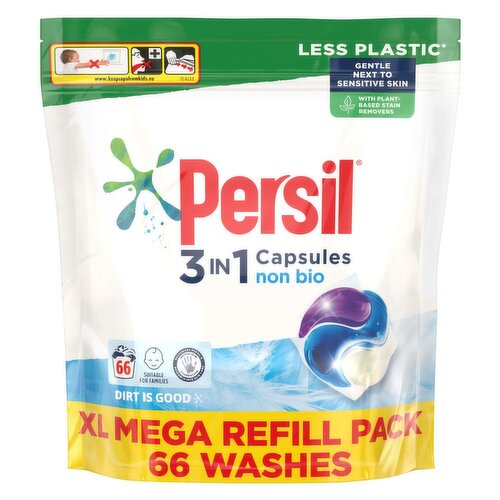 Persil 3 in 1 Non Bio Capsules (66 Piece) - Storefront EN