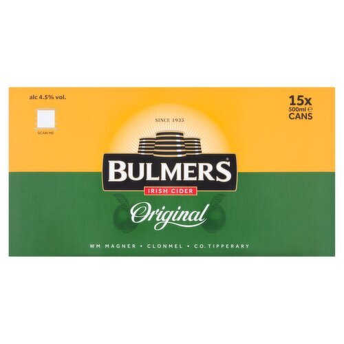 Bulmers Orginal Cans 15 Pack (500 ml) - Storefront EN