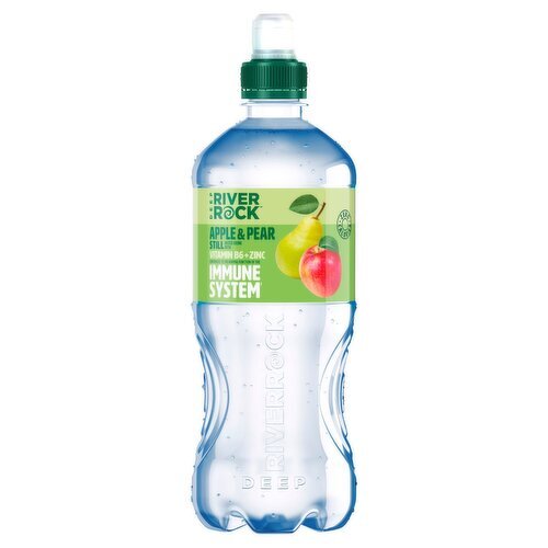 River Rock Immune System Vitamin Water Apple & Pear (750 ml)
