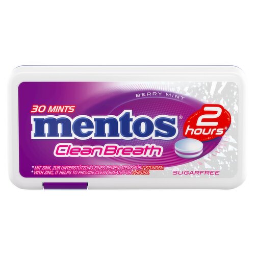 Mentos Cleanbreath Berry Mint (21 g) - Storefront EN