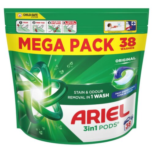Ariel All in 1 Original Pods 38 Wash (38 Piece) - Storefront EN