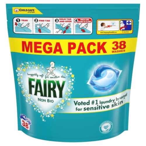 Fairy Non Bio Pods 38 Wash Mega Pack (38 Piece) - Storefront EN