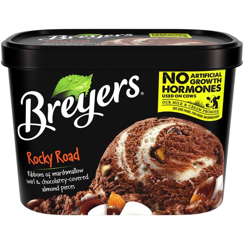 Breyers Frozen Dairy Dessert Rocky Road 48 Oz