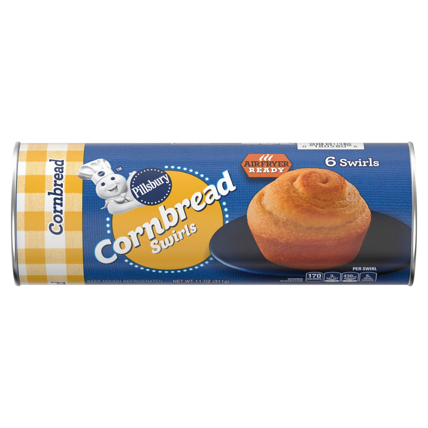 Pillsbury Cornbread Swirls, 6 count, 11 oz - ShopRite