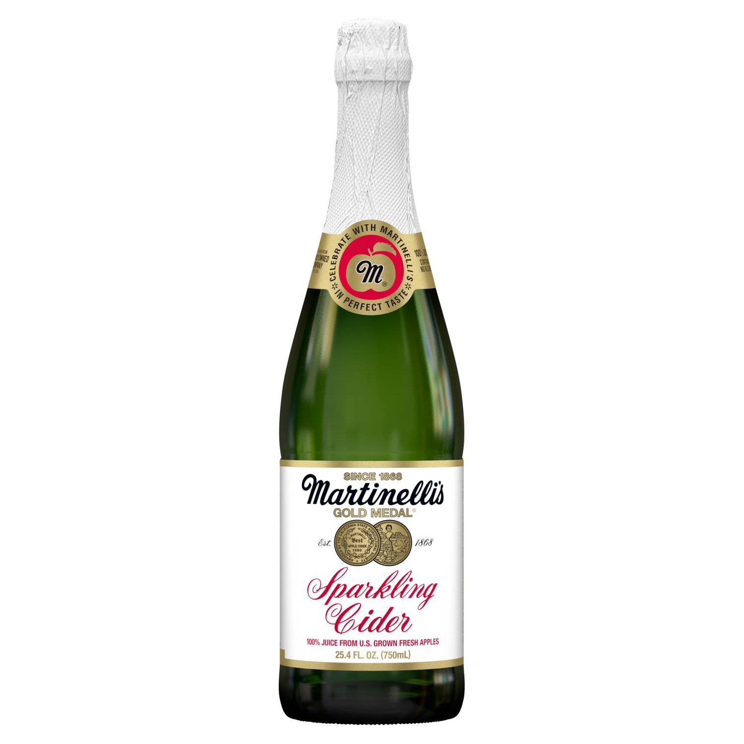 Martinelli's Gold Medal Sparkling Cider 100% Juice, 25.4 fl Martinelli's Gold Medal Sparkling Cider 100% Juice, 25.4 fl