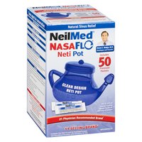 NeilMed - Nasa Flo Neti Pot Kit With Premixed Packets