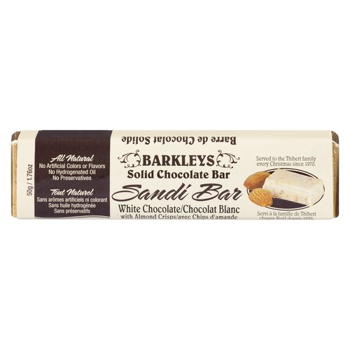 BARKLEYS - Sandi Bar White Chocolate - Save-On-Foods