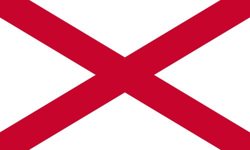 The 4 flags of the United Kingdom and the famous "Union Jack"