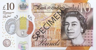 English currency: banknotes and coins