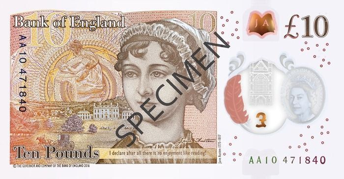 English currency: banknotes and coins