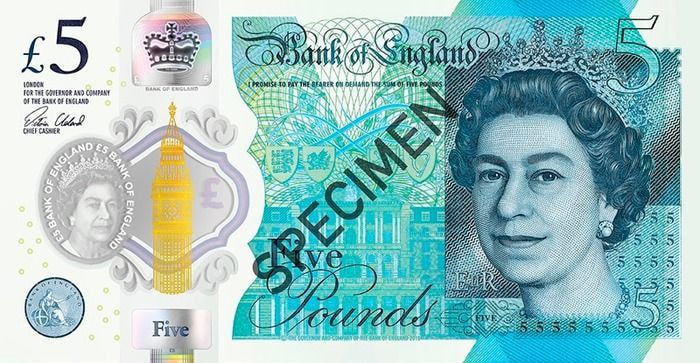 English currency: banknotes and coins