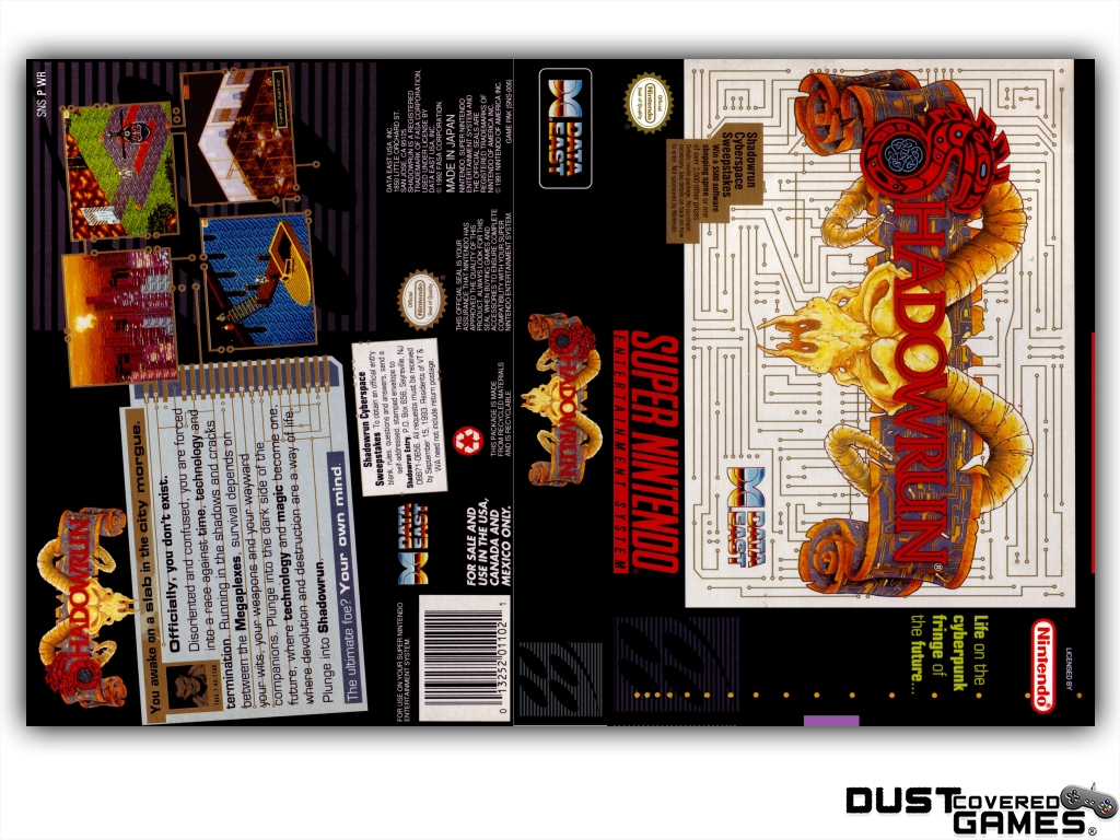Shadowrun Snes Box