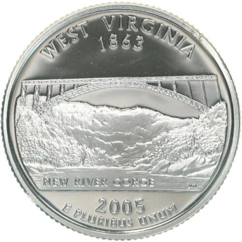 2005 D [WEST VIRGINIA] State Quarter Prices | Ungraded, NGC, PCGS Values