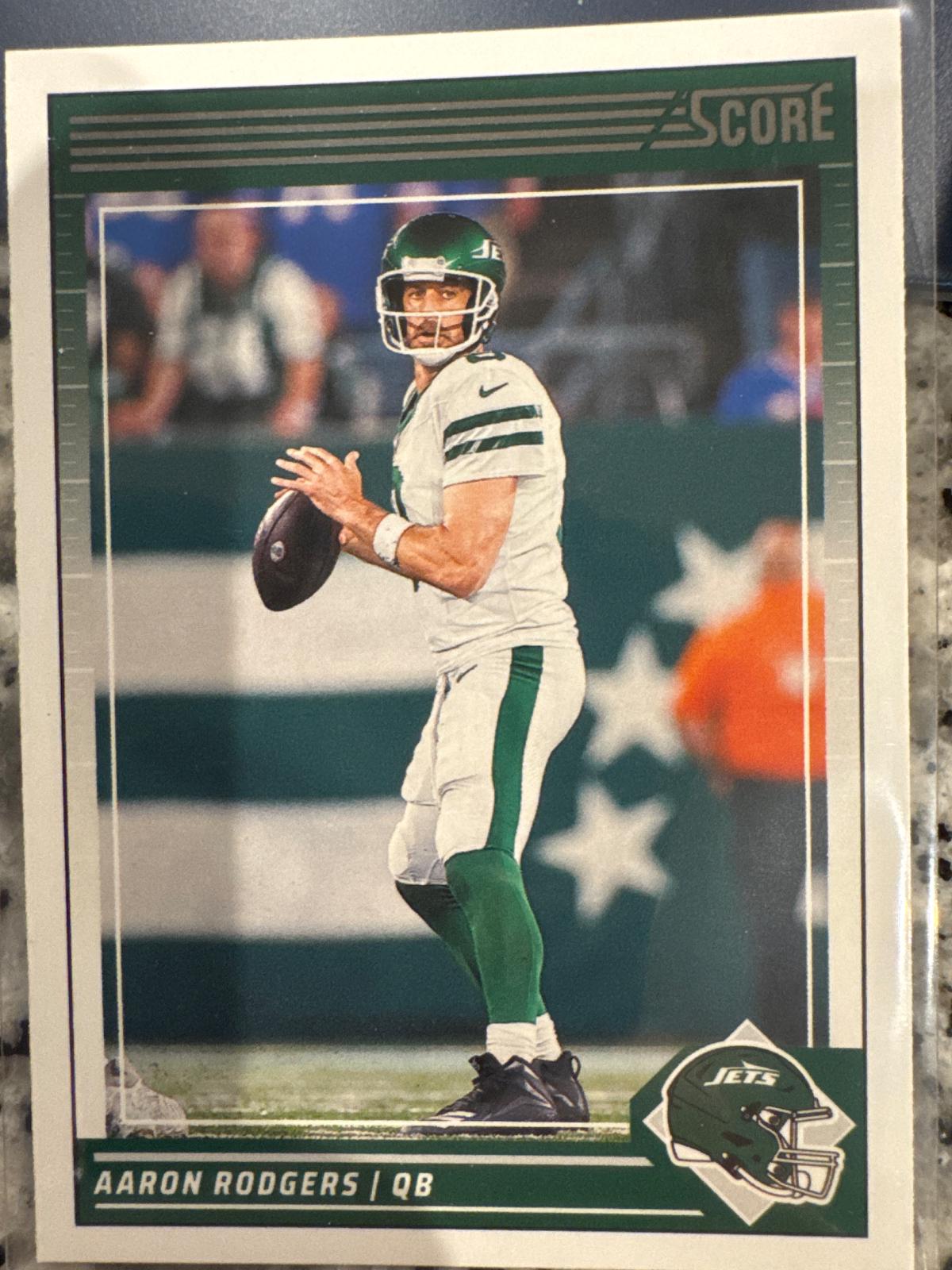 Aaron Rodgers #222 Prices | 2024 Panini Score | Football Cards