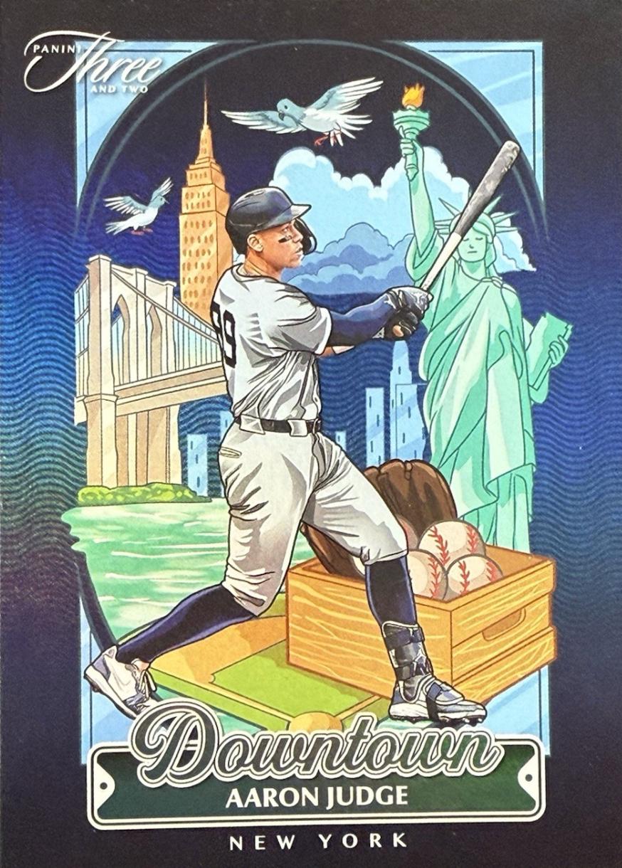 Aaron Judge #15 Prices | 2025 Panini Three and Two Downtown | Baseball ...